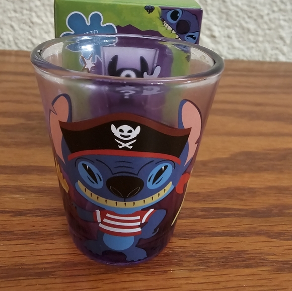 Disney | Dining | Stitch Shot Glass New Disney Lilo Pirate Halloween ...